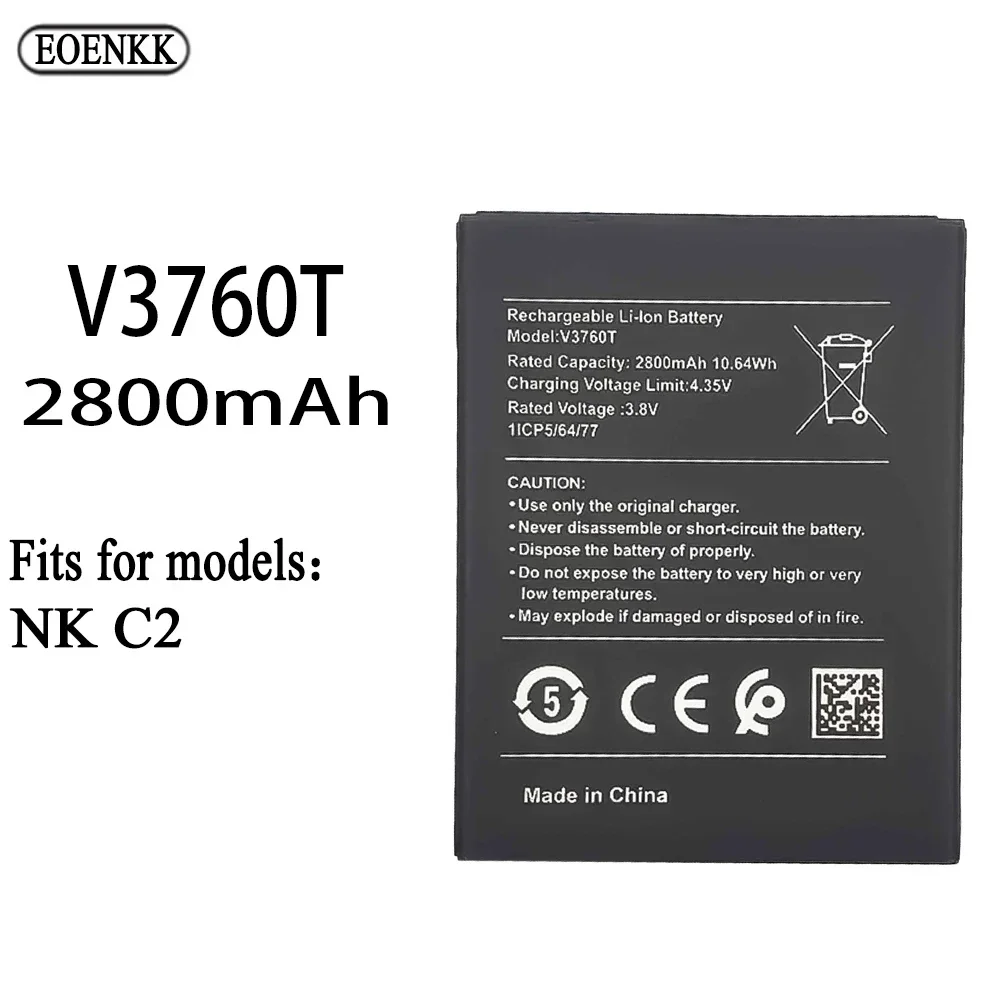 Original-New-2800mAh-V3760T-Battery-For-Nokia-C2-NK-C2-Mobile-Phone ...