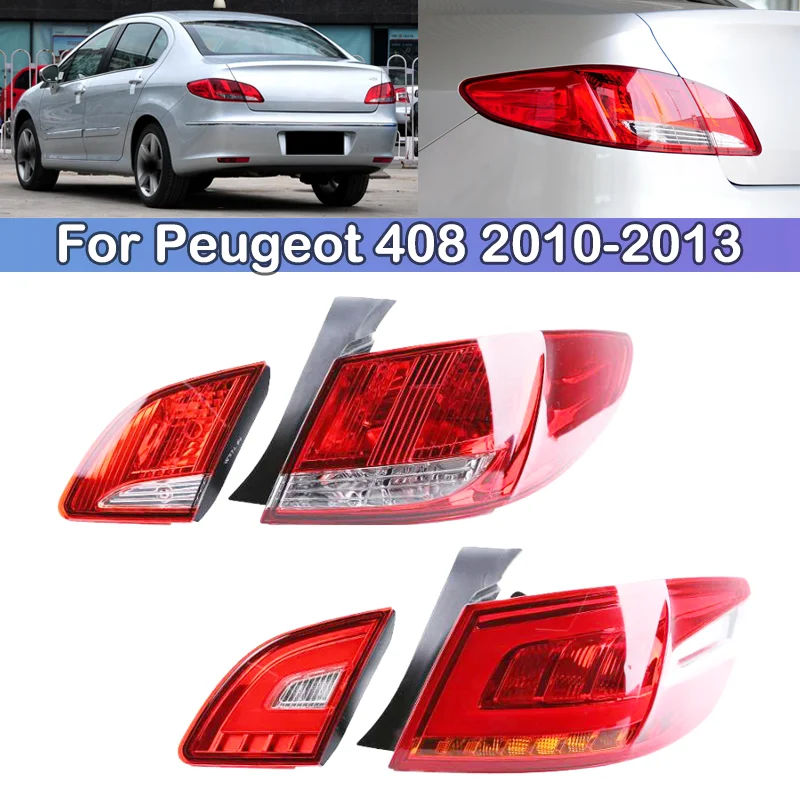 DCGO-For-Peugeot-408-2010-2011-2012-2013-Taillight-Brake-Light-Rear ...