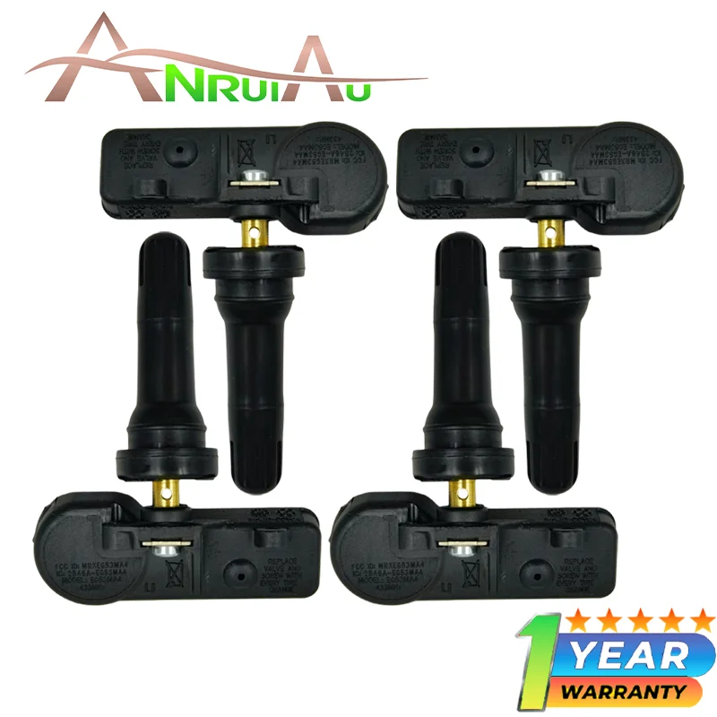 Set 4 TPMS Sensor 433MHZ Tire Pressure Monitor System 56029359AA ...