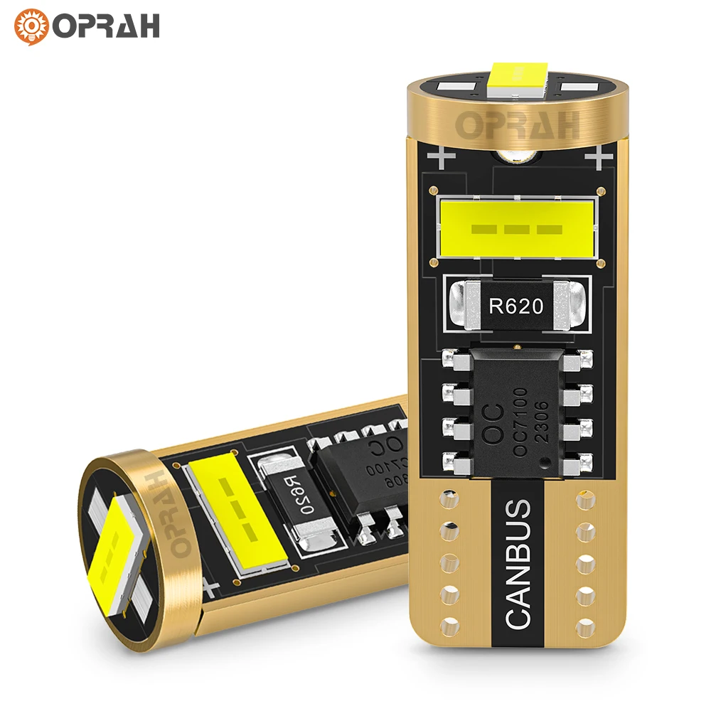 Oprah-2PCS-T10-W5W-Car-LED-Light-Bulb-CSP-Signal-Turn-Light-2055-Chip ...