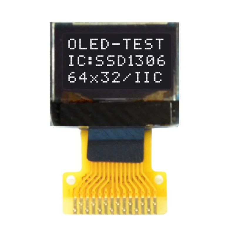 0-49-inch-OLED-Display-with-64x32-Resolution-and-Uds-IIC-I2C-interface ...