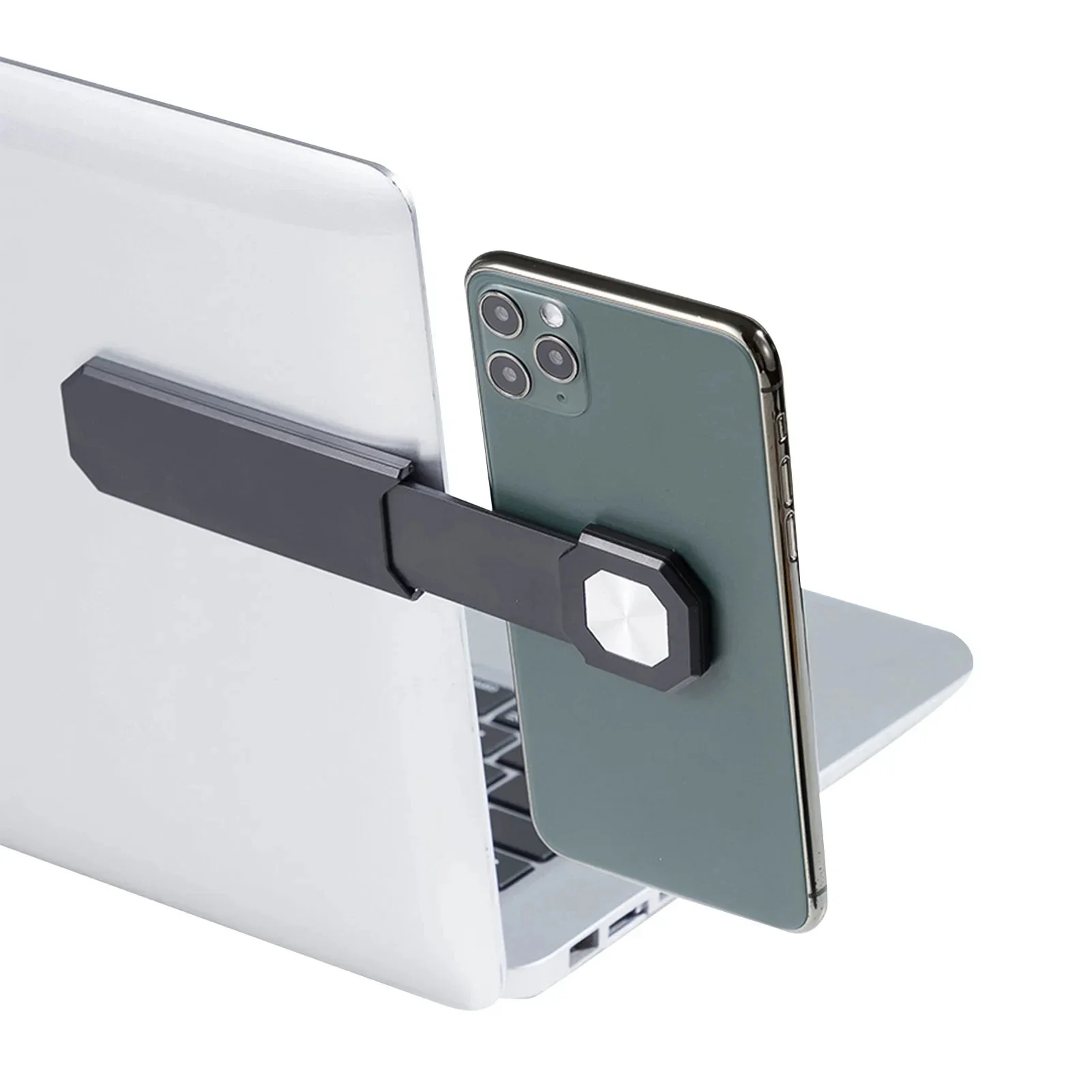 Adjustable Monitor Expansion Bracket Magnetic Screen Side Phone Support ...