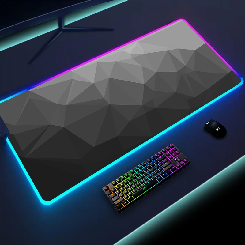 Geometric-Mouse-Pad-RGB-Gaming-Accessories-Computer-XXL-LED-Mousepad-Gamer-Rubber-Carpet-With ...