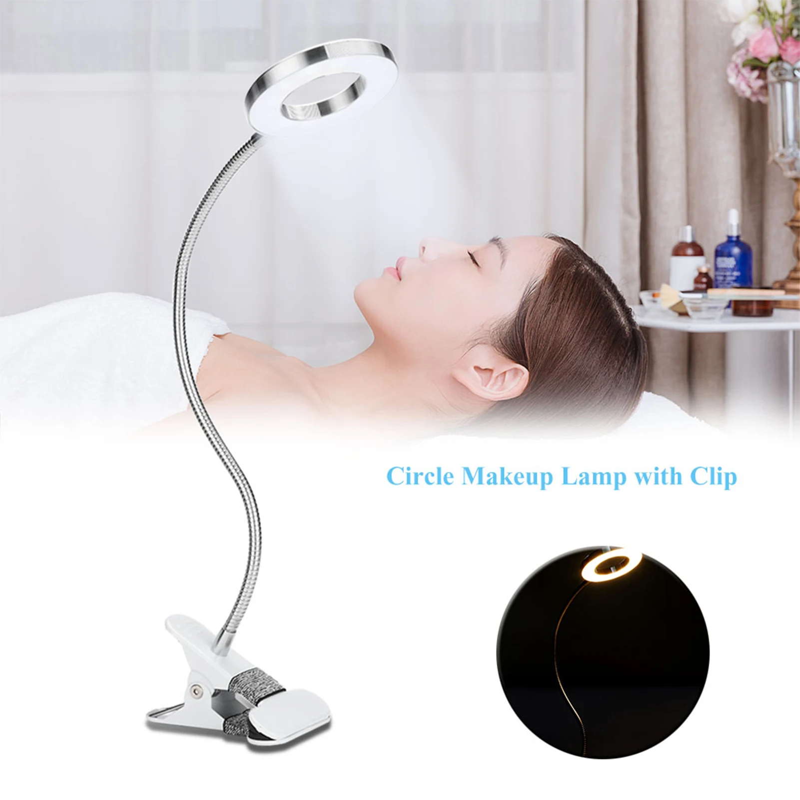 Cosmetic Lamp Makeup Lamp USB Circle Makeup Lamp Eyebrow Lip Tattoo ...