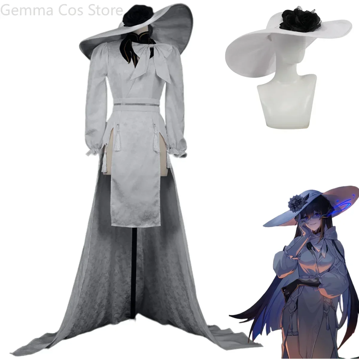 Anime Game Honkai: Star Rail Constance The Dahlia Cosplay Costume Ever ...