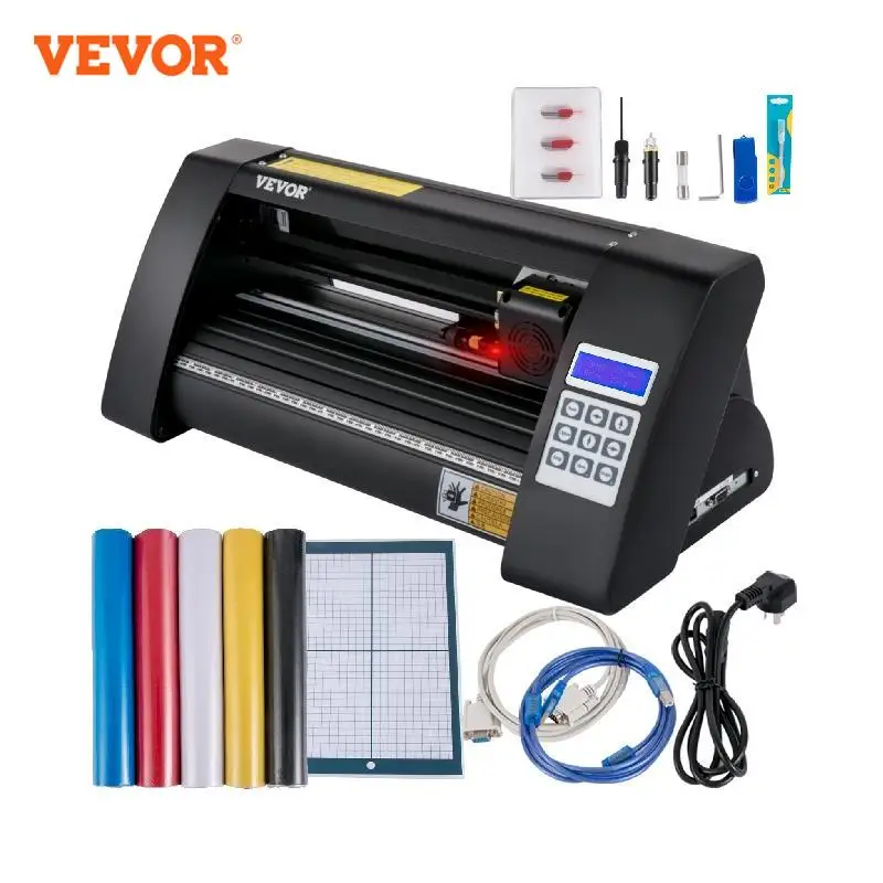 VEVOR-14Inch-Semi-Automatic-Vinyl-Cutter-Plotter-375mm-Cutting-Printer ...