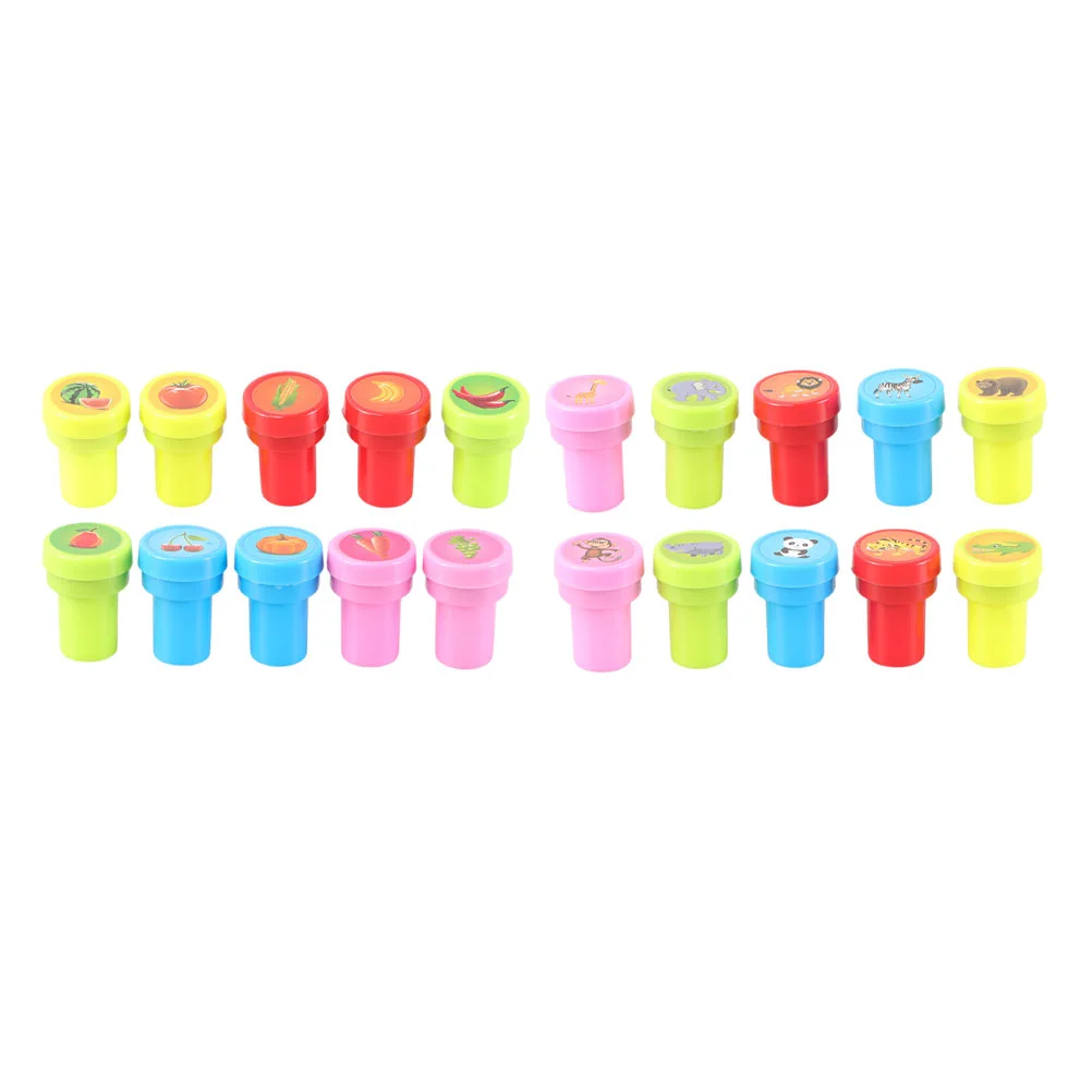 Kids Stampers Ink Stamps Stamp Toy Fruit Assorted Toddler Mini Supplies ...