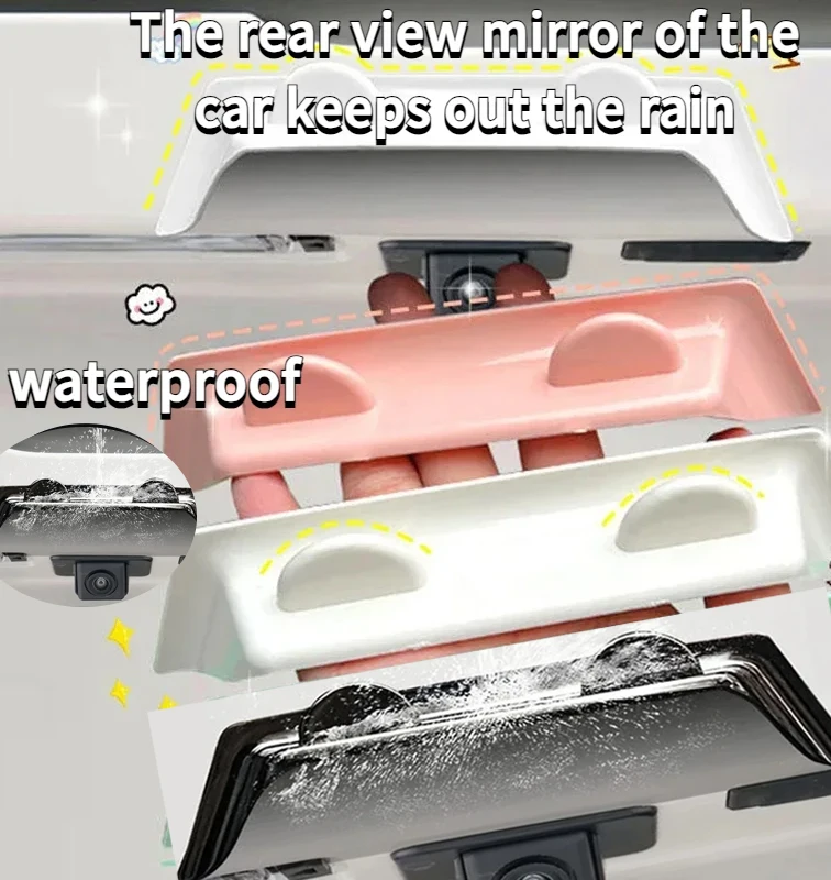 Car-Reversing-Mirror-Camera-Rain-Shield-Retrofit-Rainproof-Sunshade ...