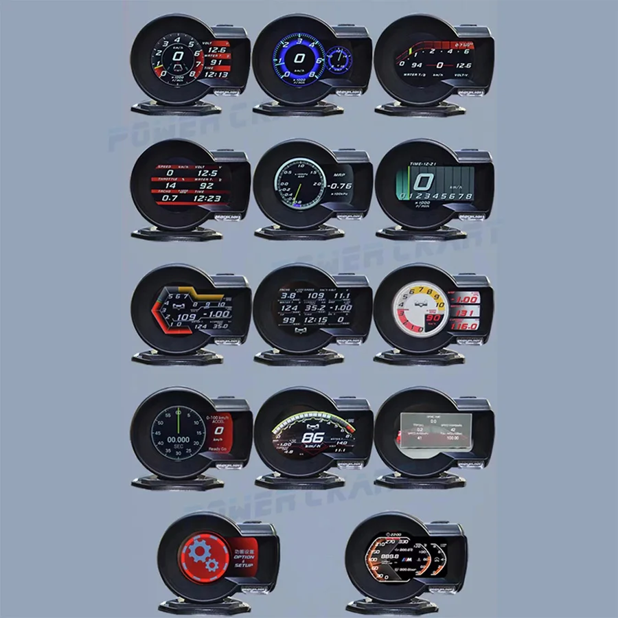 Universal-Auto-Racing-Car-OBD-Smart-Upgrate-F8-Series-Gauge-Meter-Gauge ...