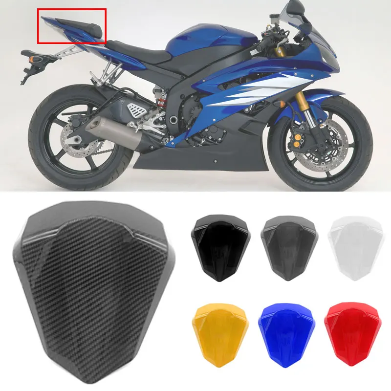 YZF-R6-06-07-Motorcycle-Rear-Tail-Pillion-Passenger-Hard-Seat-Cover ...