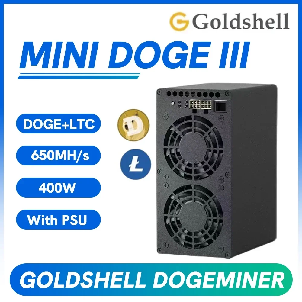 Nuevo-Goldshell-MINI-DOGE-III-650MH-s-400W-Dogecoin-Miner-DOGE-III-m ...