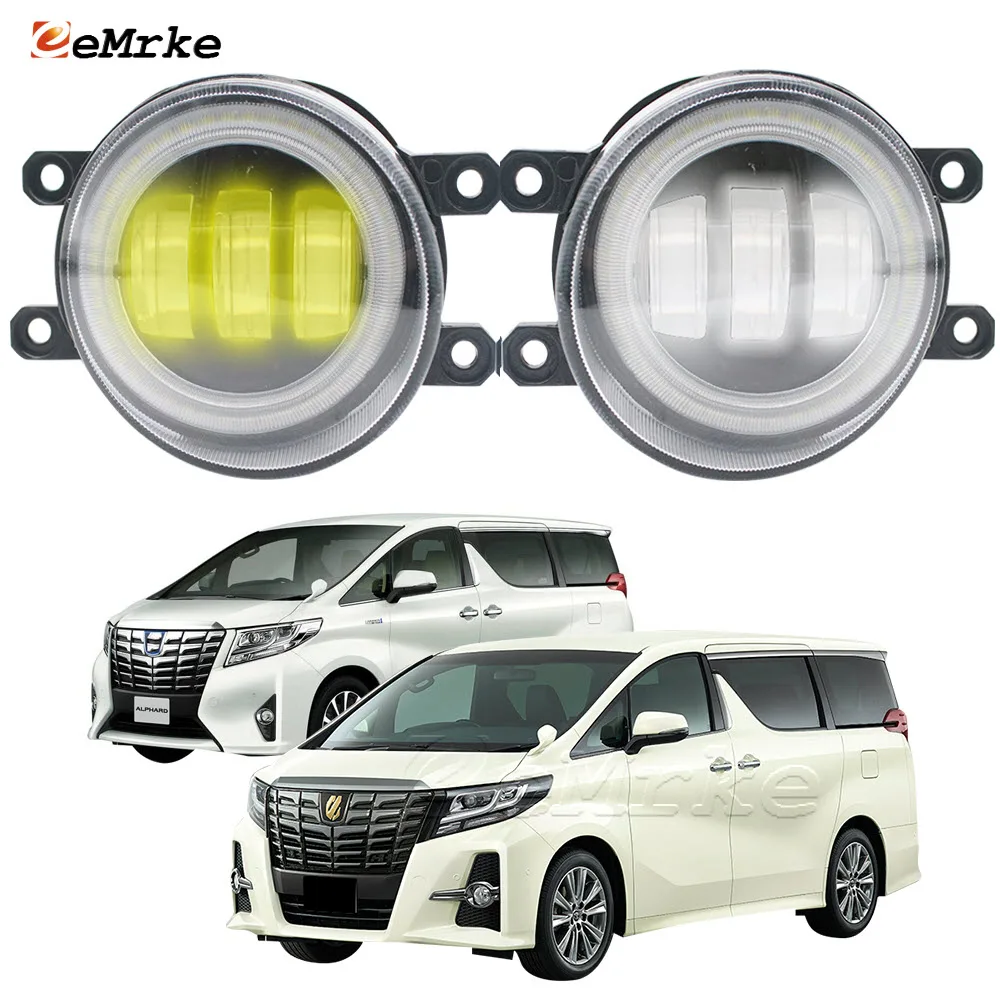Led-Fog-Lights-Assembly-with-Lens-for-Toyota-Alphard-H30-2015-2016-2017 ...