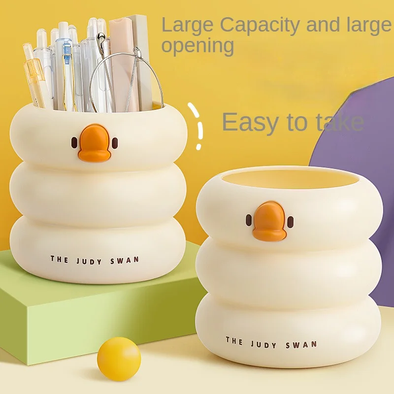 Creative-Cute-Style-Pen-Bucket-Children-s-Student-Stationery-Organizer ...