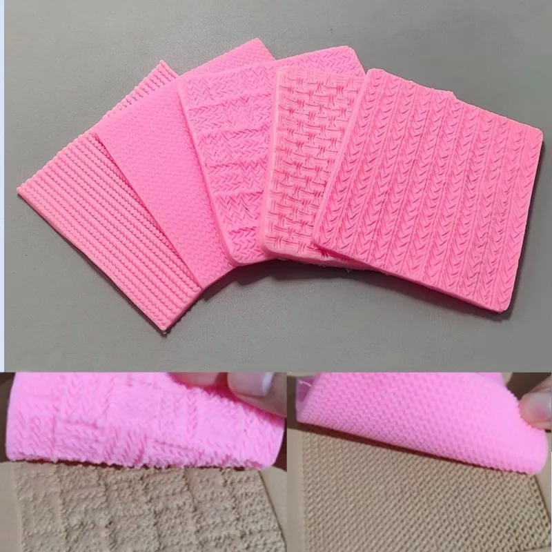 Ceramic-Art-Supplies-Silicone-Mold-Clay-Mold-Texture-Knurling-Rubber ...