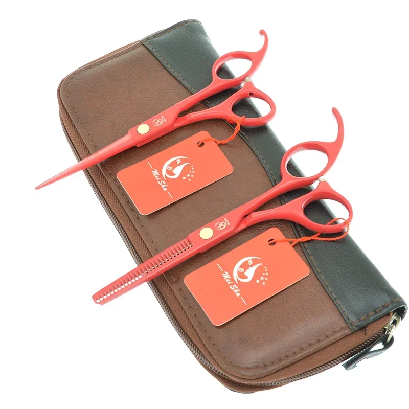 Meisha-5-5-inch-Red-Professional-Hair-Scissors-Barber-Hairdressing ...