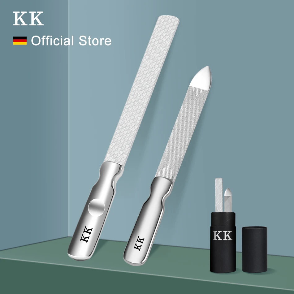 KK-Double-Sided-Nail-Files-Stainless-Steel-Manicure-Tools-Professional ...