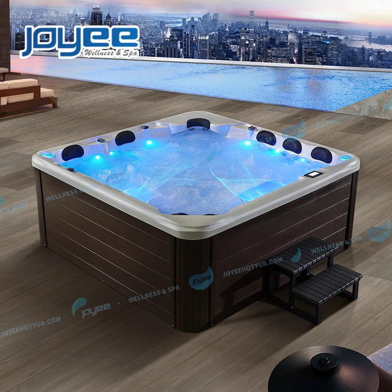 JOYEE luxury high quality 6 person big size large whirlpool swim pool ...