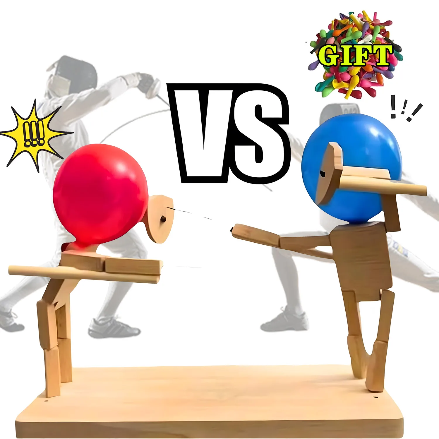 Balloon-Bamboo-Man-Battle-Wooden-Robot-Battle-Game-for-Two-Family ...