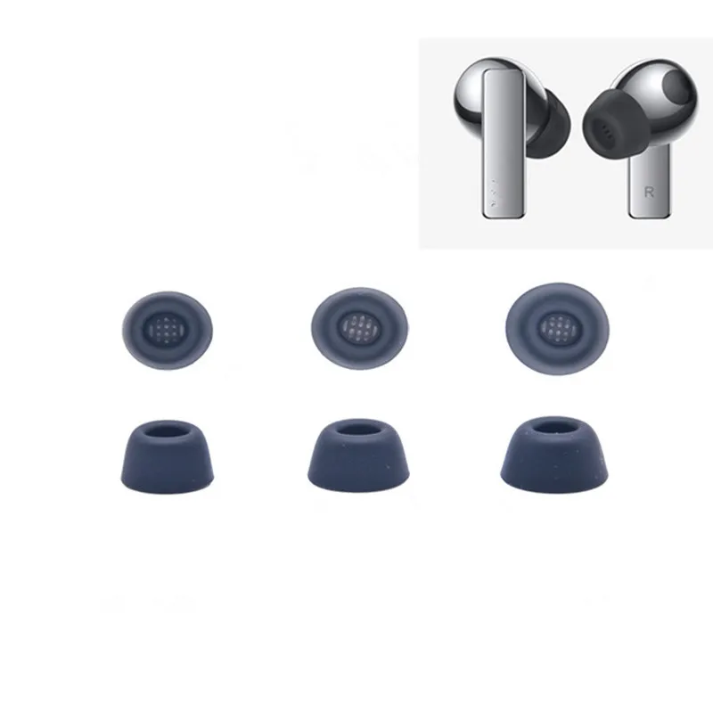 3 Pairs For Huawei Freebuds pro Headphone Silicone Eartips Accessories ...