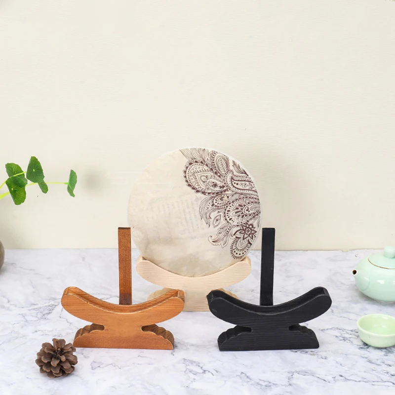 Chinese-Display-Stands-Puer-Tea-Shelf-Bracket-Wooden-Plate-Stand-Easel ...