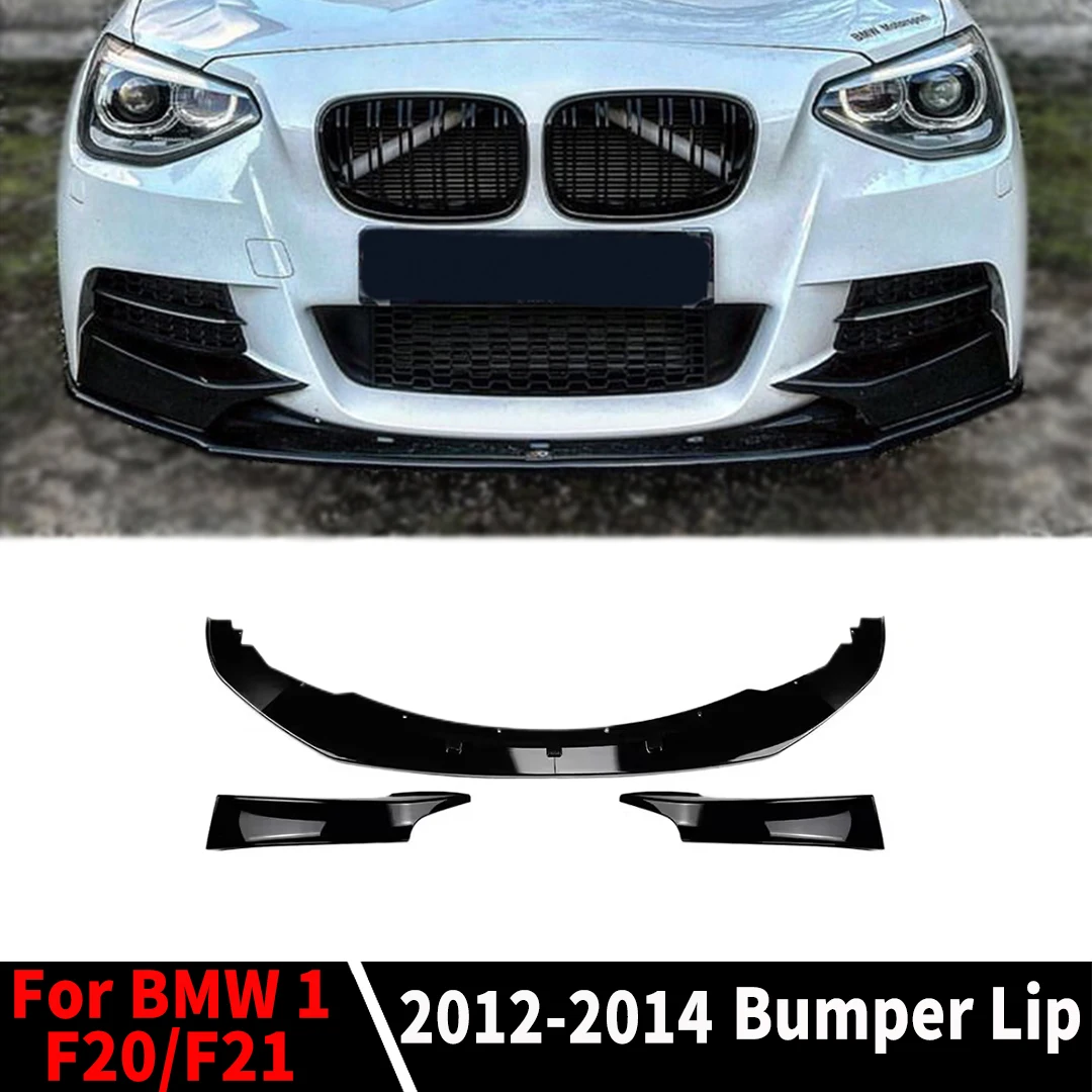 Front Spoiler Splitter Bumper Lip For BMW 1 Series F20 F21 2012-2014 M ...