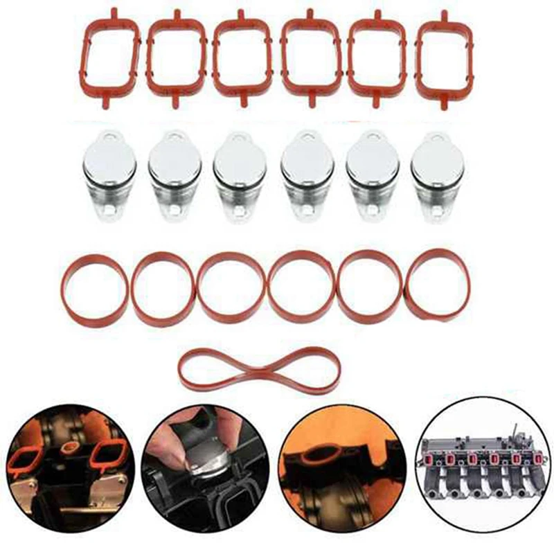 19PCS-Car-Intake-Manifold-Blind-Plugs-Gasket-Kit-11612246945-For-BMW ...