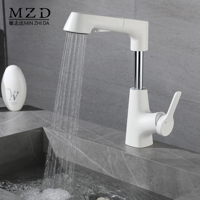 Tapware-Pull-Down-Tap-For-Bathroom-shower-waterfall-Sink-Washbasin ...