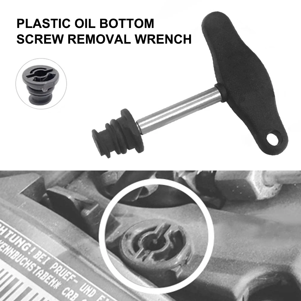 Plastic-Oil-Drain-Plug-Screw-Removal-Installer-Wrench-Assembly-Tool ...