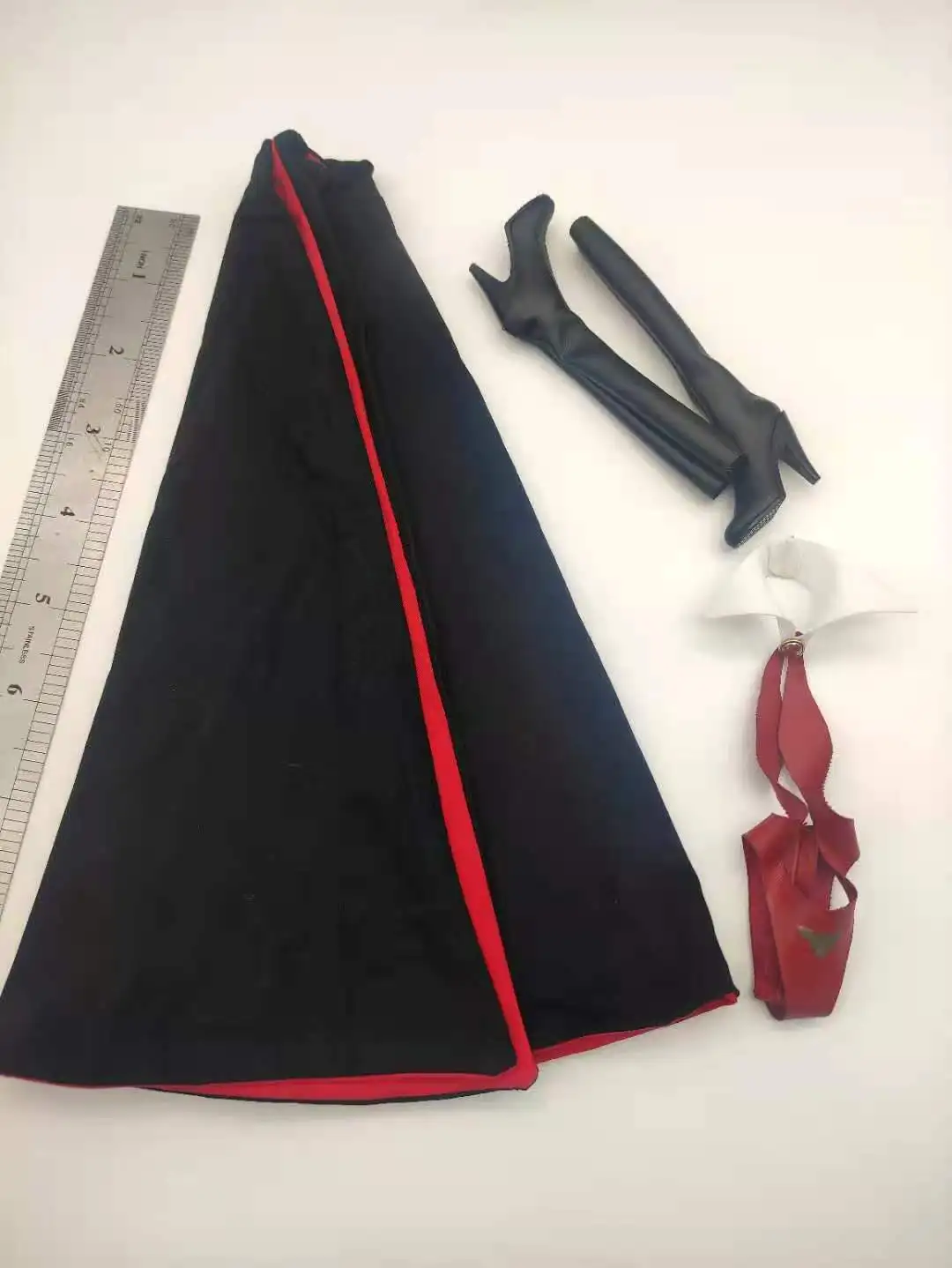 Phicen Vampirella Bikini Boots & Cape For 1/6 Ht Ph Female Figure Doll ...