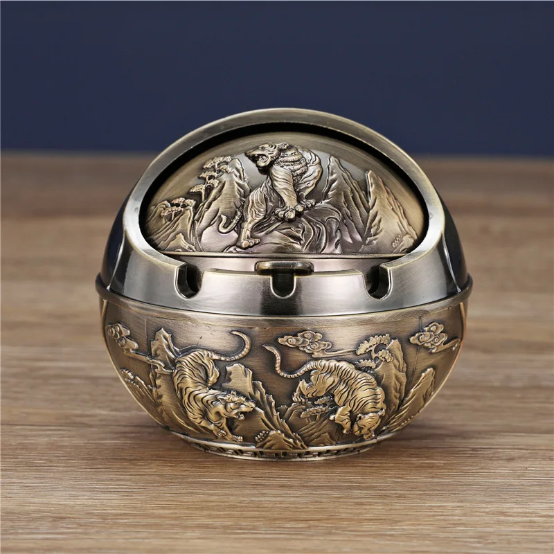 Ashtray Home Living Room Creative and Personalized Trend with Lid Anti ...