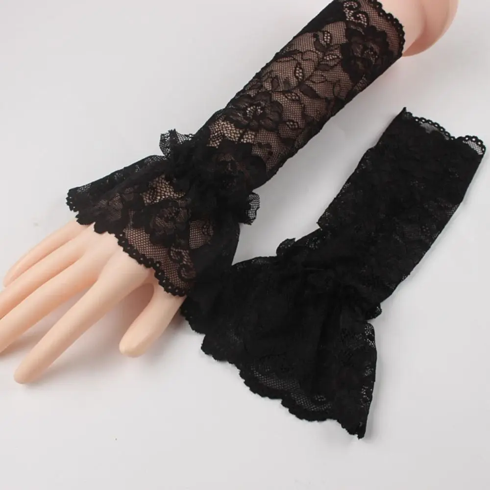 1Pair Spring Autumn Arm Cover Scar Cover Gloves Detachable Sleeve Cuffs ...