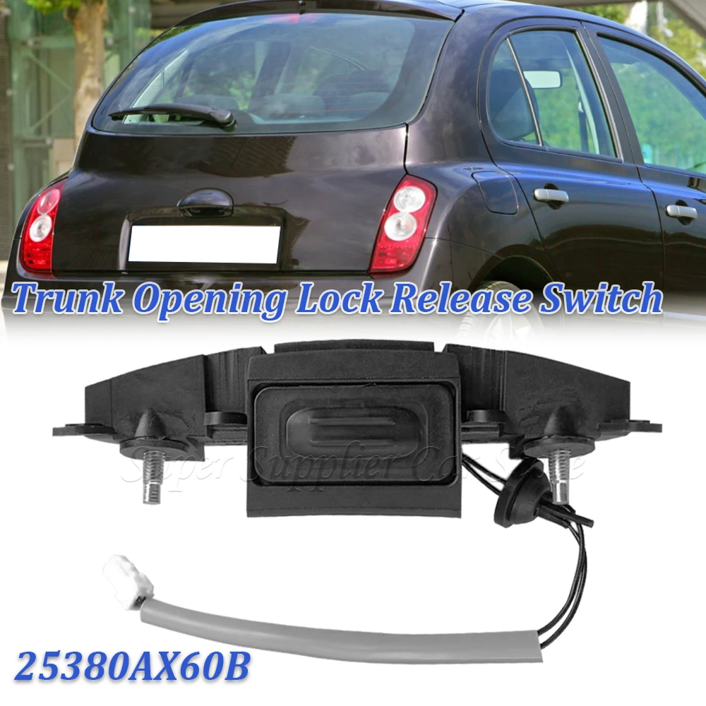 Car-Rear-Boot-Lid-Tailgate-Trunk-Lock-Release-Switch-for-Nissan-Micra ...