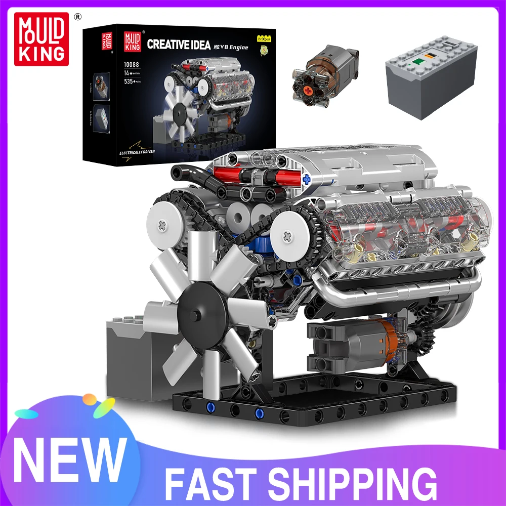 Mold-King-10088-Technical-Car-Building-Block-il-modello-di-motore ...