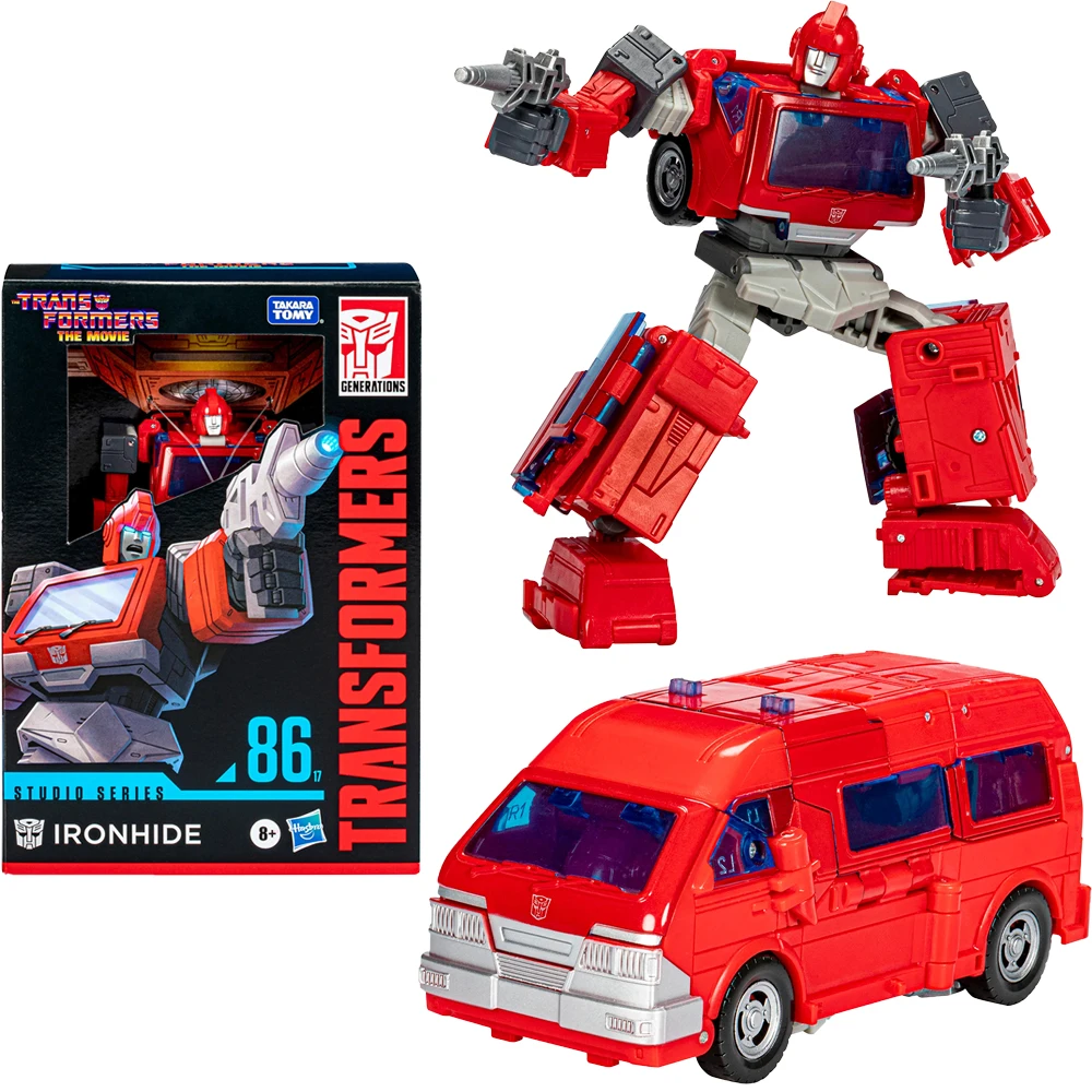 Hasbro Transformers Studio Series, SS86 17, Iron Hide, Voyager, figura ...