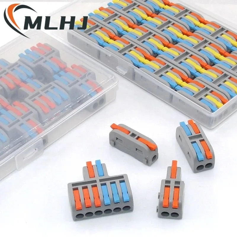 Mini Fast Wiring Cable Connectors Universal Compact Splitter Electrical ...