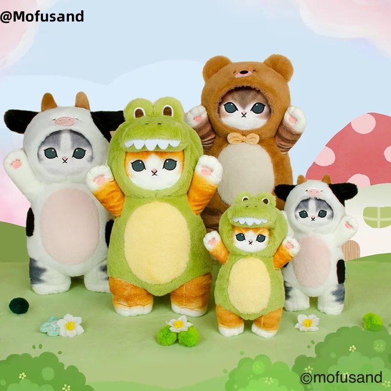 30-50Cm-Anime-Mofusand-Plush-Doll-Cartoon-New-Role-Play-Kawaii-Dinosaur ...