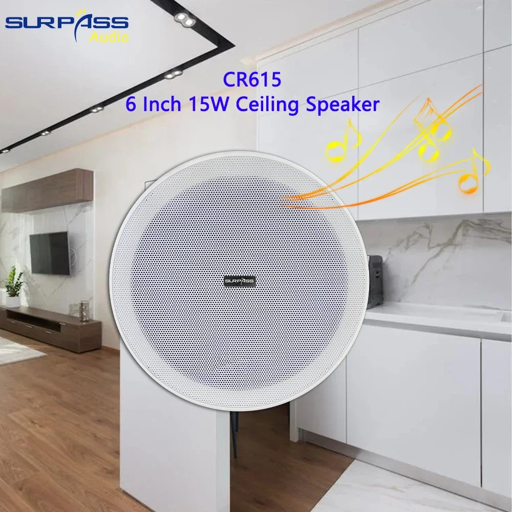Surpass-Audio-Surround-Sound-Speakers-System-6inch-Ceiling-Loudspeakers ...