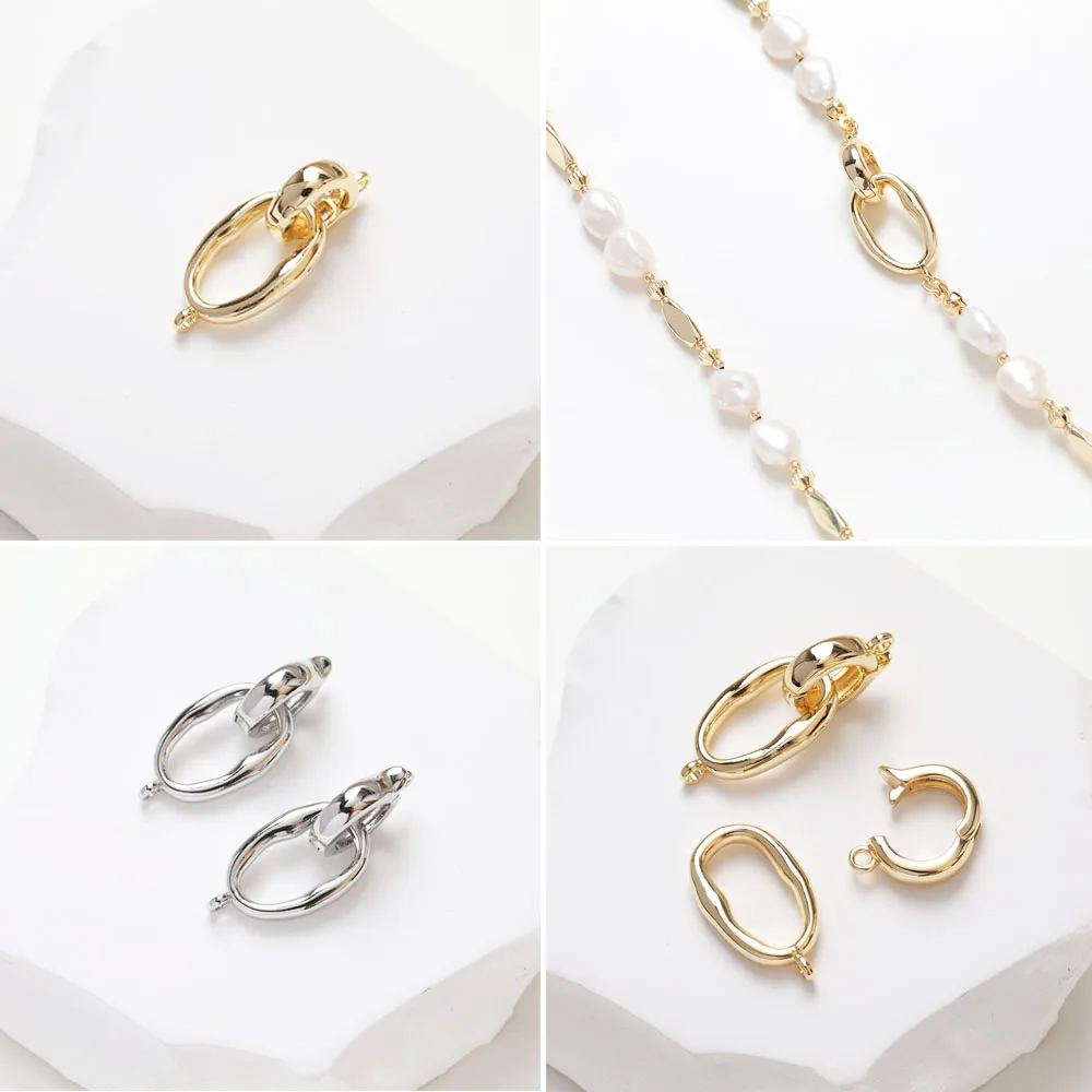 2PCS Dainty Bracelet Necklace Connectors Findings for Jewelry Making ...
