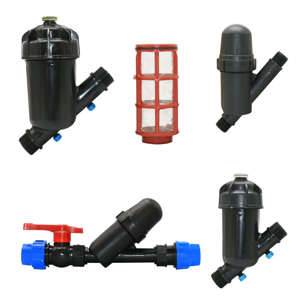120 Mesh Irrigation Filter 1/2 3/4 1.2 1.5 2 Inch Garden Watering Metal ...