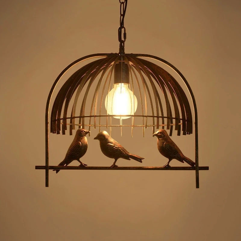 Black Nordic Bird Lights Bedroom Dining Room Pendant Lamp Kitchen Lamp ...