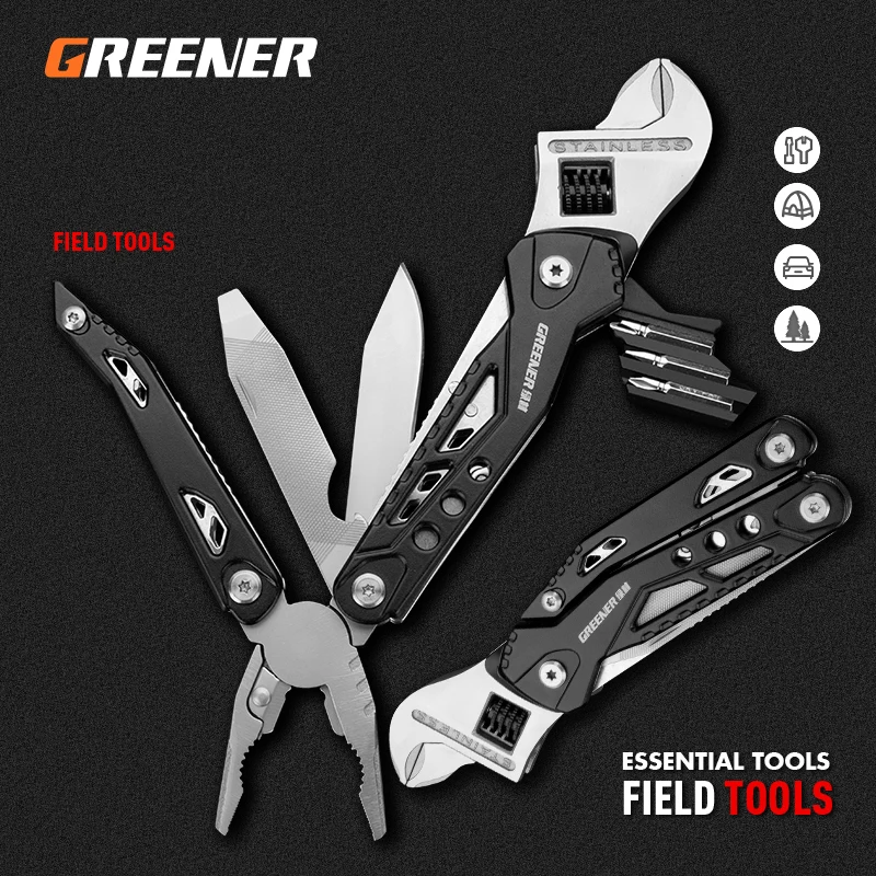 Stainless Steel Multi Tool Pocket Folding Knife | Multi Function Knife ...