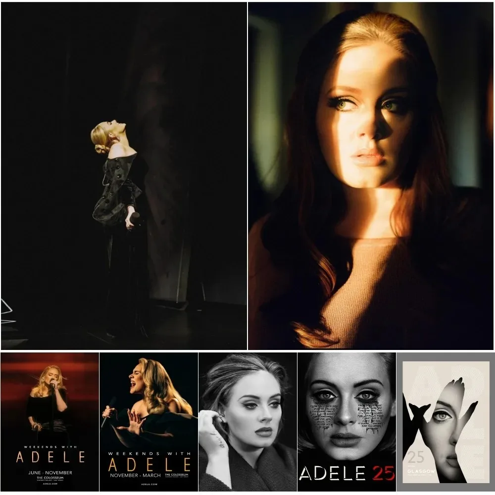 British-Pop-Singer-Adele-Adkins-Music-Star-Poster-Printing-canvas ...