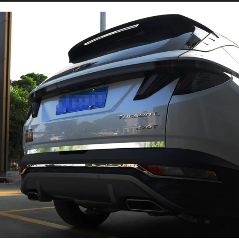 For Hyundai Tucson NX4 2021 2022 Accessories Exterior Car Bumper Rear ...