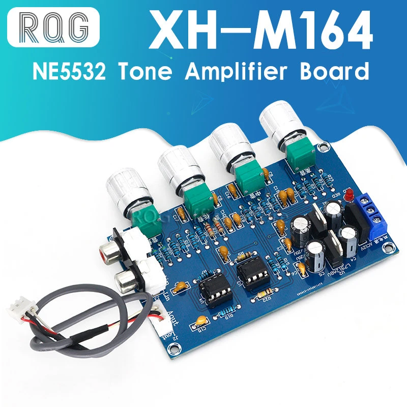Placa amplificadora de tono XH M164 NE5532, preamplificador de fuente ...