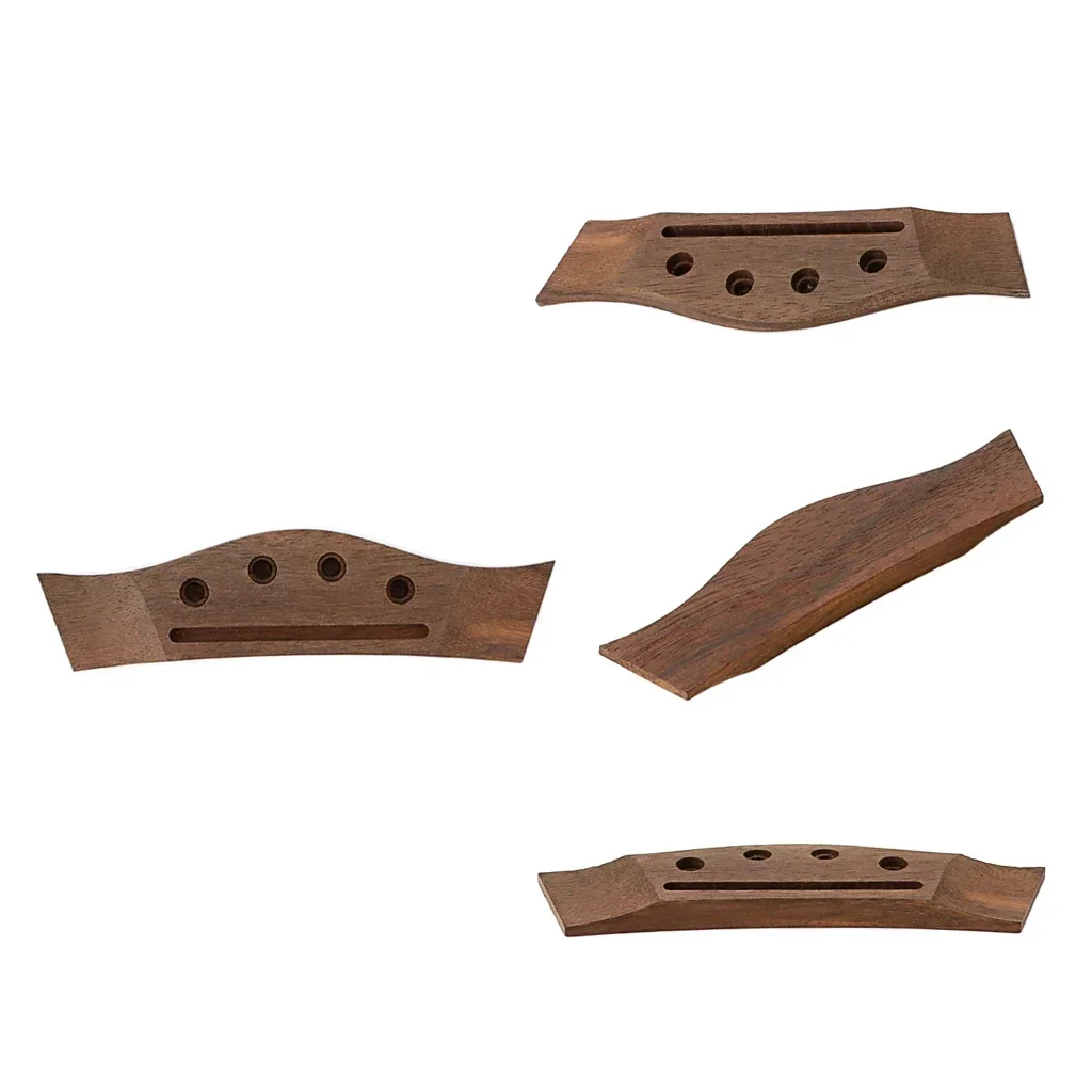 4 Strings Rosewood Saddle Guitar Bridge Acoustic Guitar Bridge For Folk ...