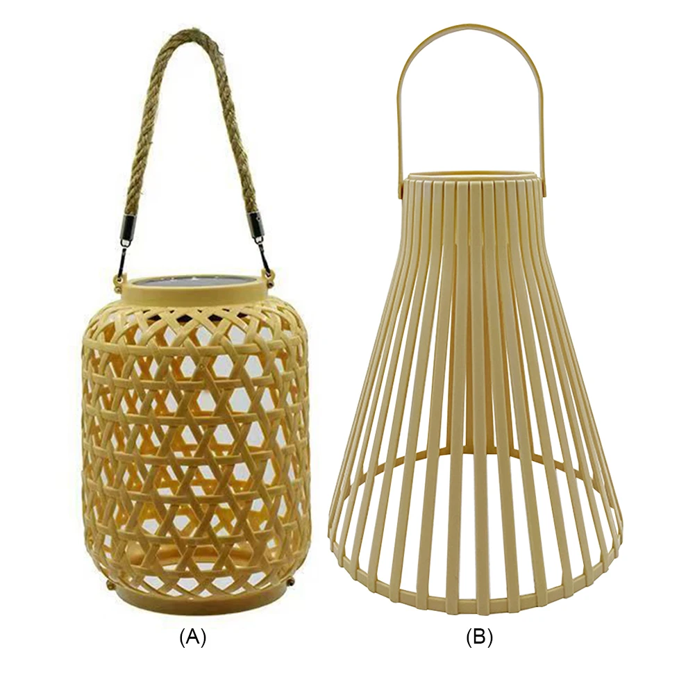 Outdoor-Hanging-Light-with-Handle-Solar-Rattan-Lantern-Waterproof-Solar ...