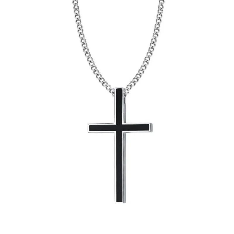 Meaeguet-Classic-Black-Jesus-Cross-Necklaces-Pendants-Women-Men ...