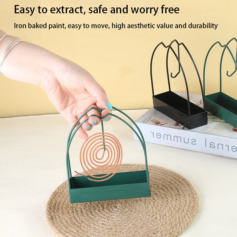 Iron-Mosquito-Coil-Holder-Incense-Holders-Coil-Incense-Burner-Frame ...