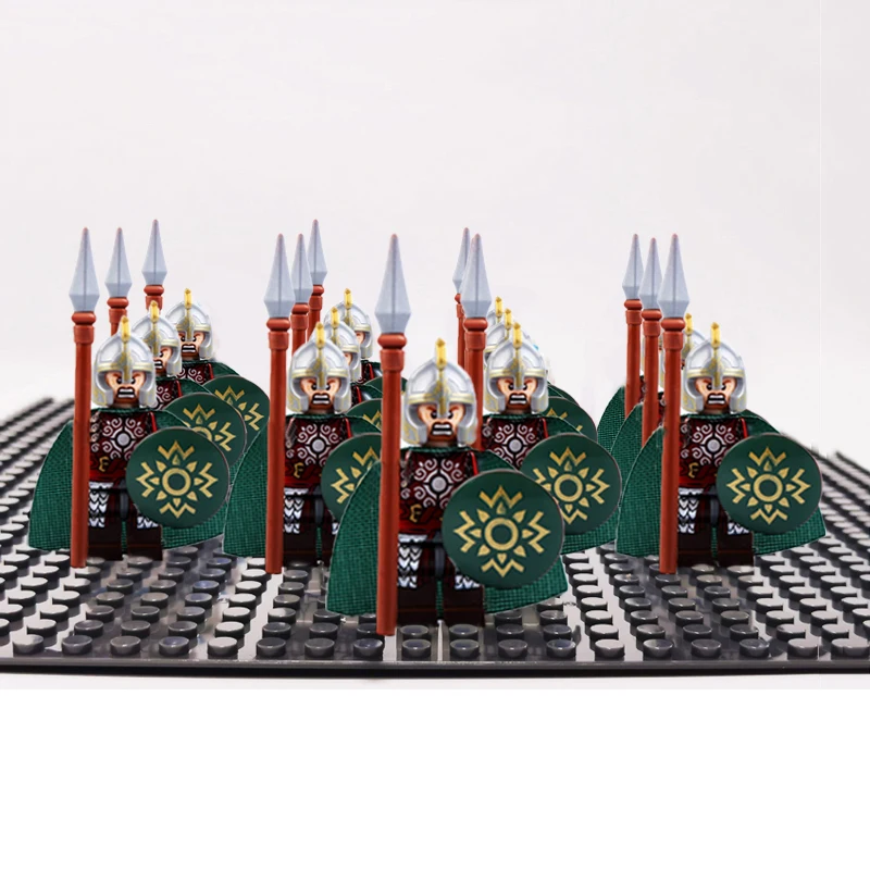 13pcs-Medieval-Military-Castle-Dragon-Knights-Armored-Rome-Solider ...