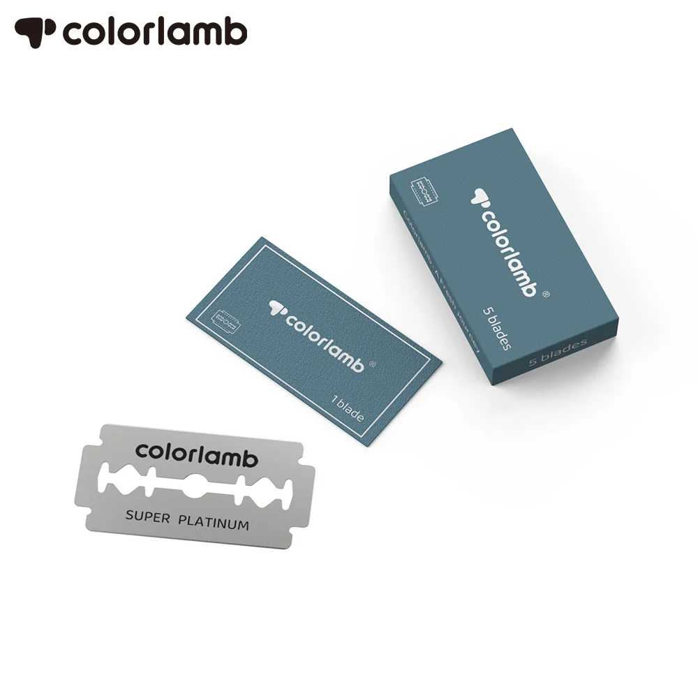 Colorlamb 50-100 PCS Razor Blades for Double Edge Manual Men Safety ...